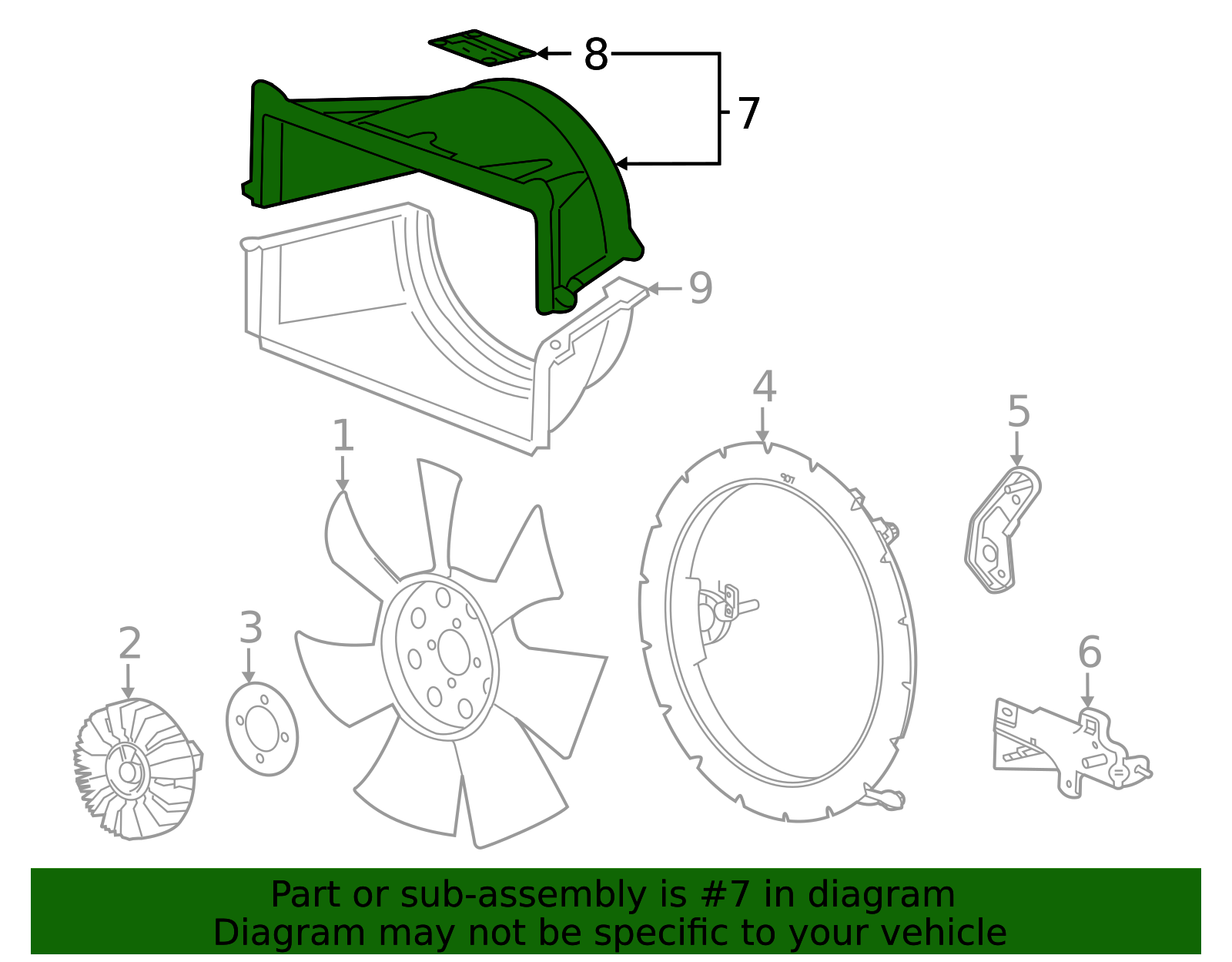 2020-2025 GM Shroud 84943753 | Courtesy Parts