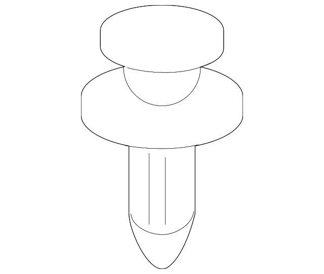 2013-2025 Nissan Pathfinder Splash Guard Clip 01553-0195U | OEM Parts ...