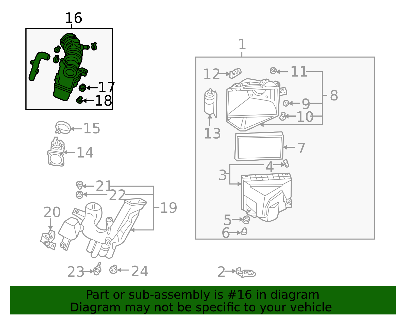 2000-2002 Nissan Pathfinder Resonator Assembly 16576-4W00A | TascaParts.com