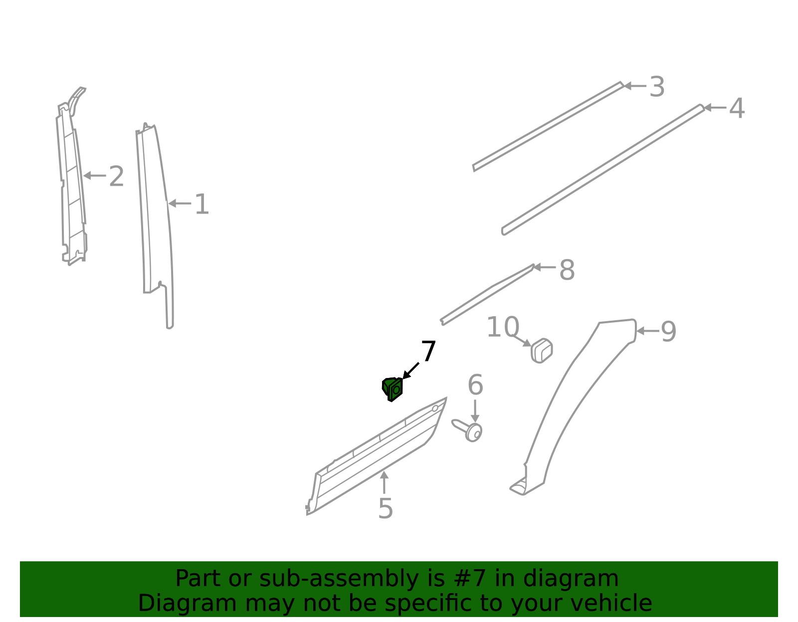 Genuine Cladding Nut for 1994-2022 Land Rover | Land Rover Part ...