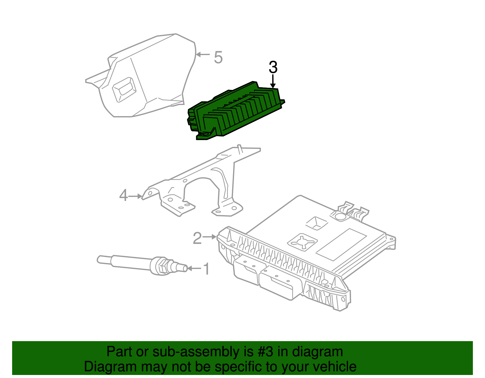 YC3Z-12B533-AC - Glow Plug Module Assembly 1999-2010 Ford | Ford Parts ...