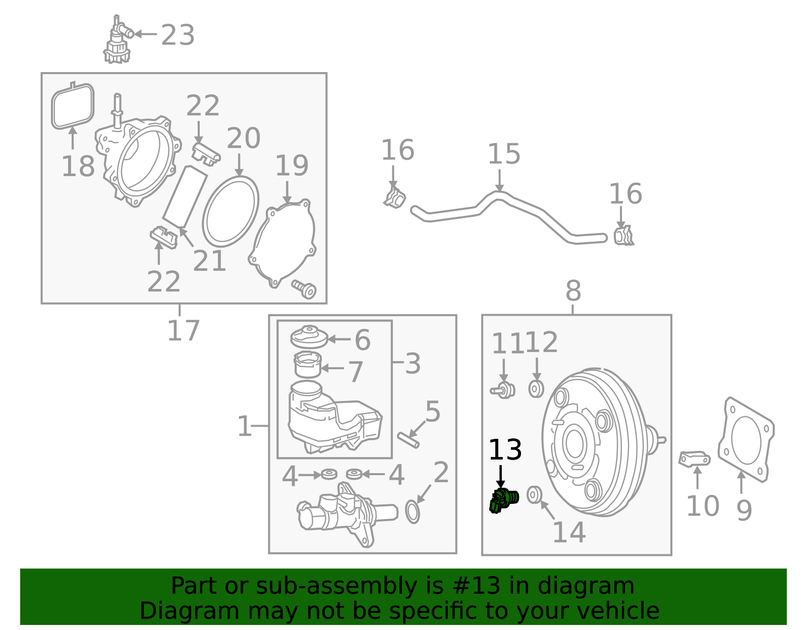 2016-2025 Toyota Vacuum Switch 83390-28120 | MotorMotor