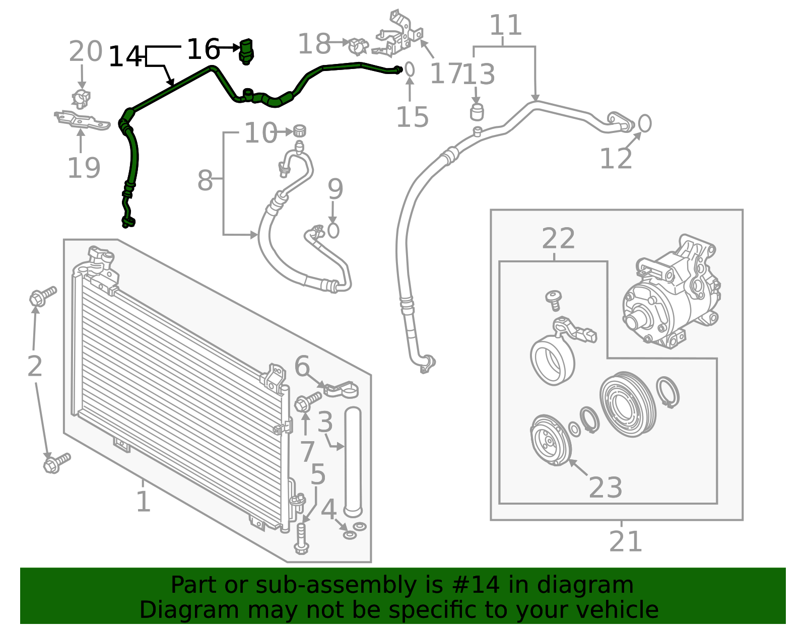 GRF5-61-46X - High-Quality Liquid Hose for 2018-2021 Mazda 6 ...