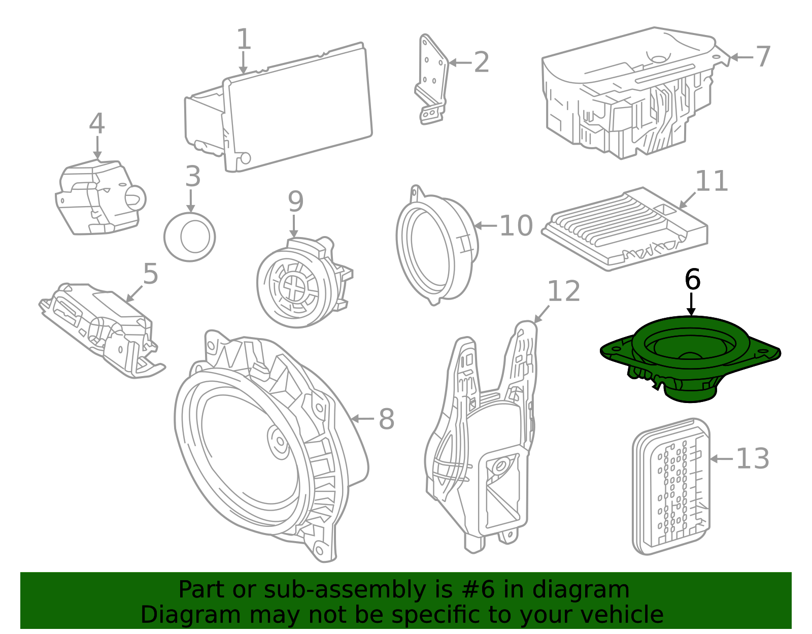 OEM Speaker 86150-AK050 - Restore Crisp Sound Quality | AutoNation Parts