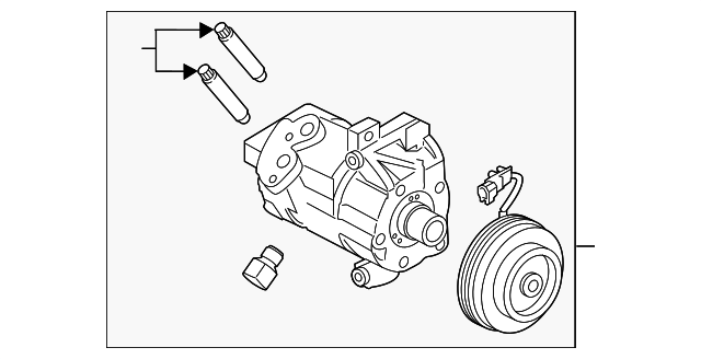 2011-2019 Ford | Compressor Assembly | CL3Z-19703-C | Walls' Ford Parts