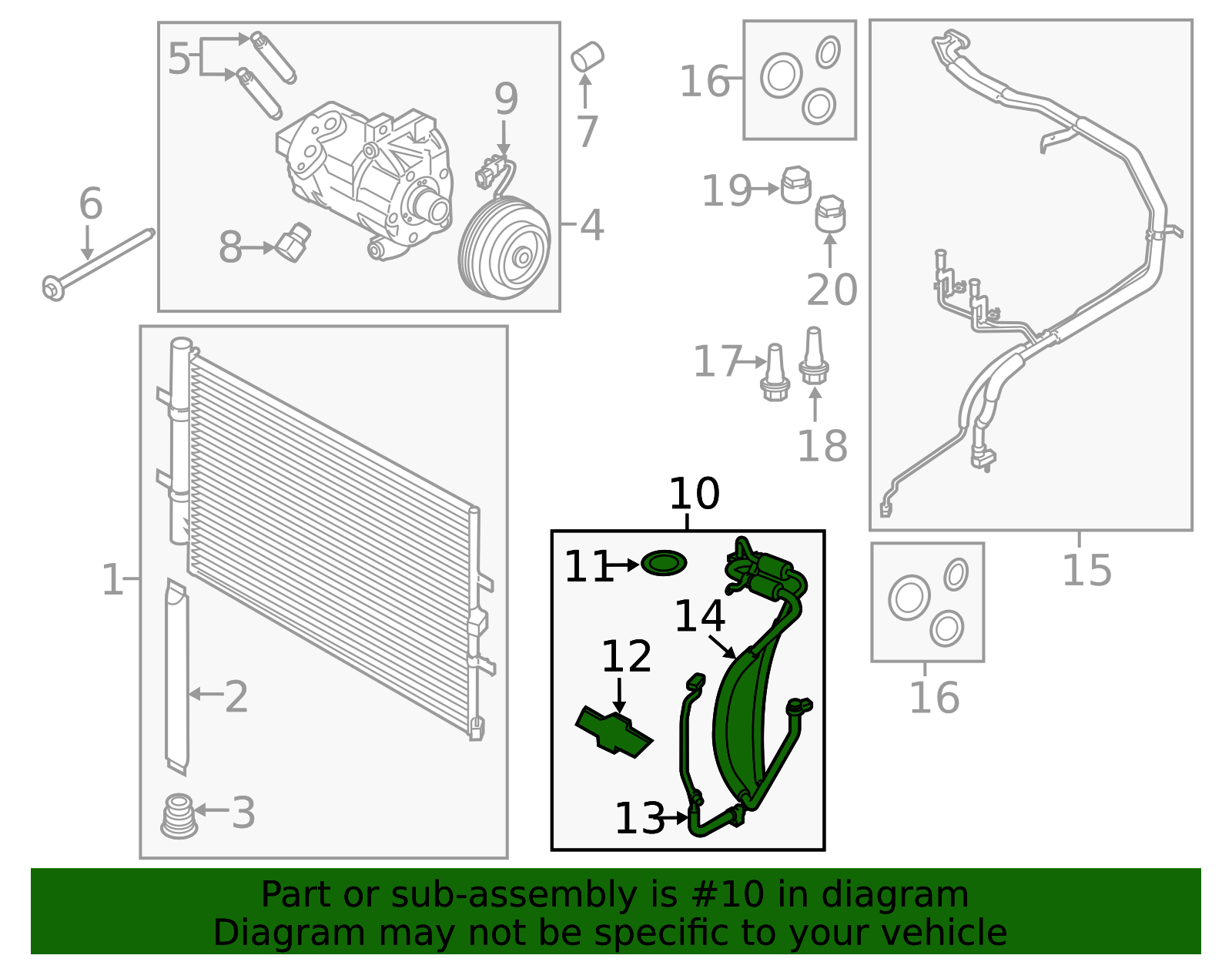 CK4Z-19D734-G - Suction & Discharge Hose Assembly 2015-2019 Ford | Ford ...