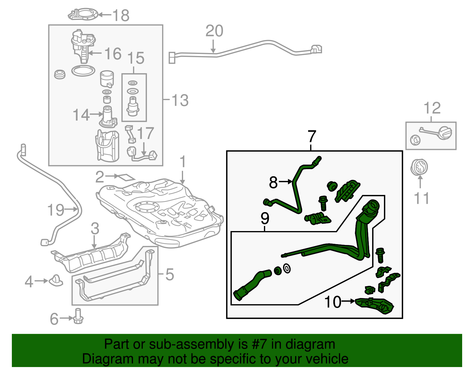 77210-06182 - Filler Assembly - 2013-2017 Toyota Camry | Lithia Toyota ...