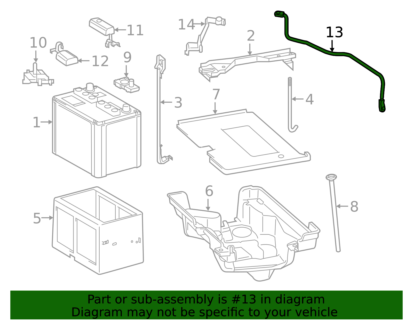 82122-24370 - High-Quality Battery Cable for AutoNation Parts