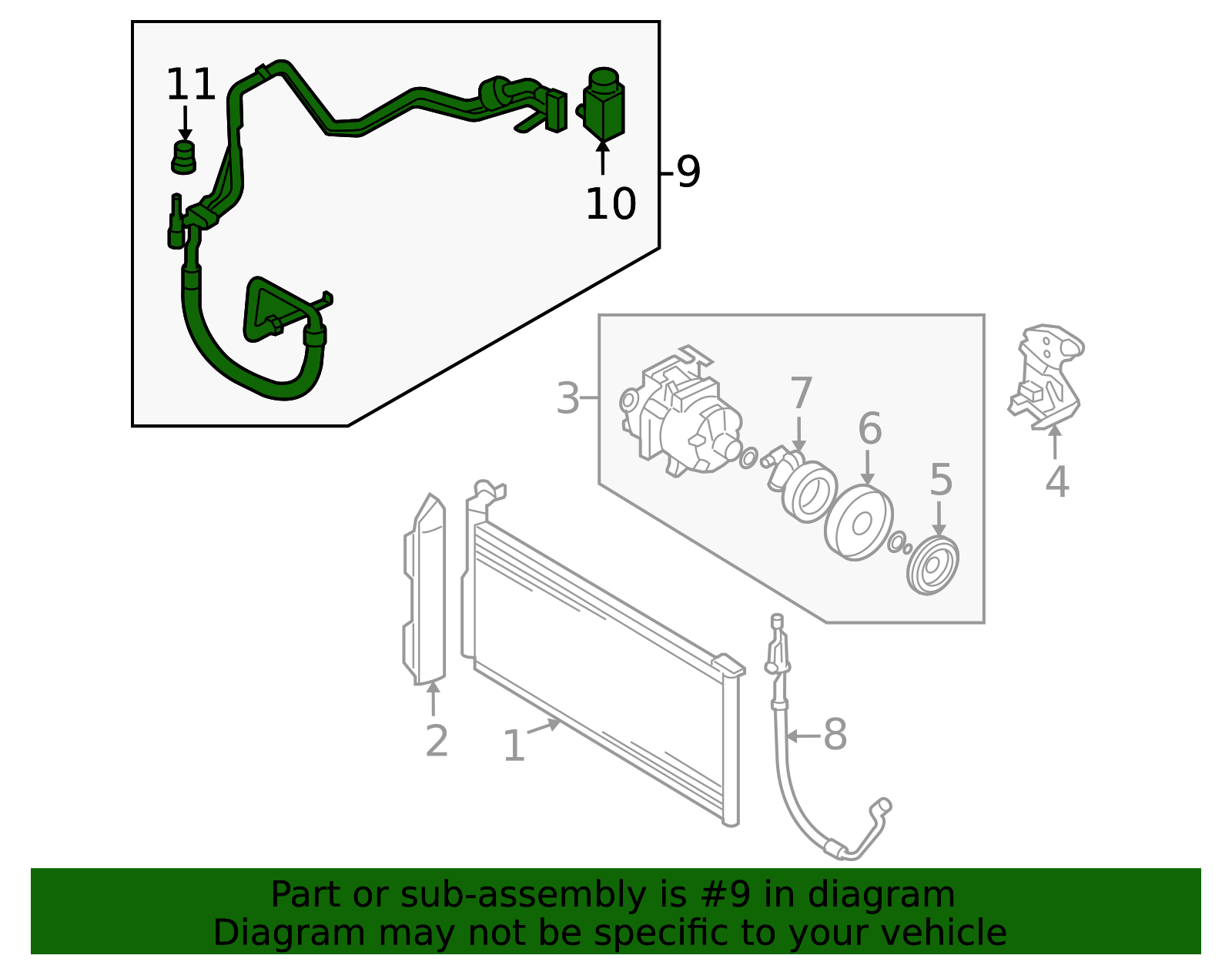 2007-2008 Kia Optima Suction Hose 97775-2G001 | QuirkParts