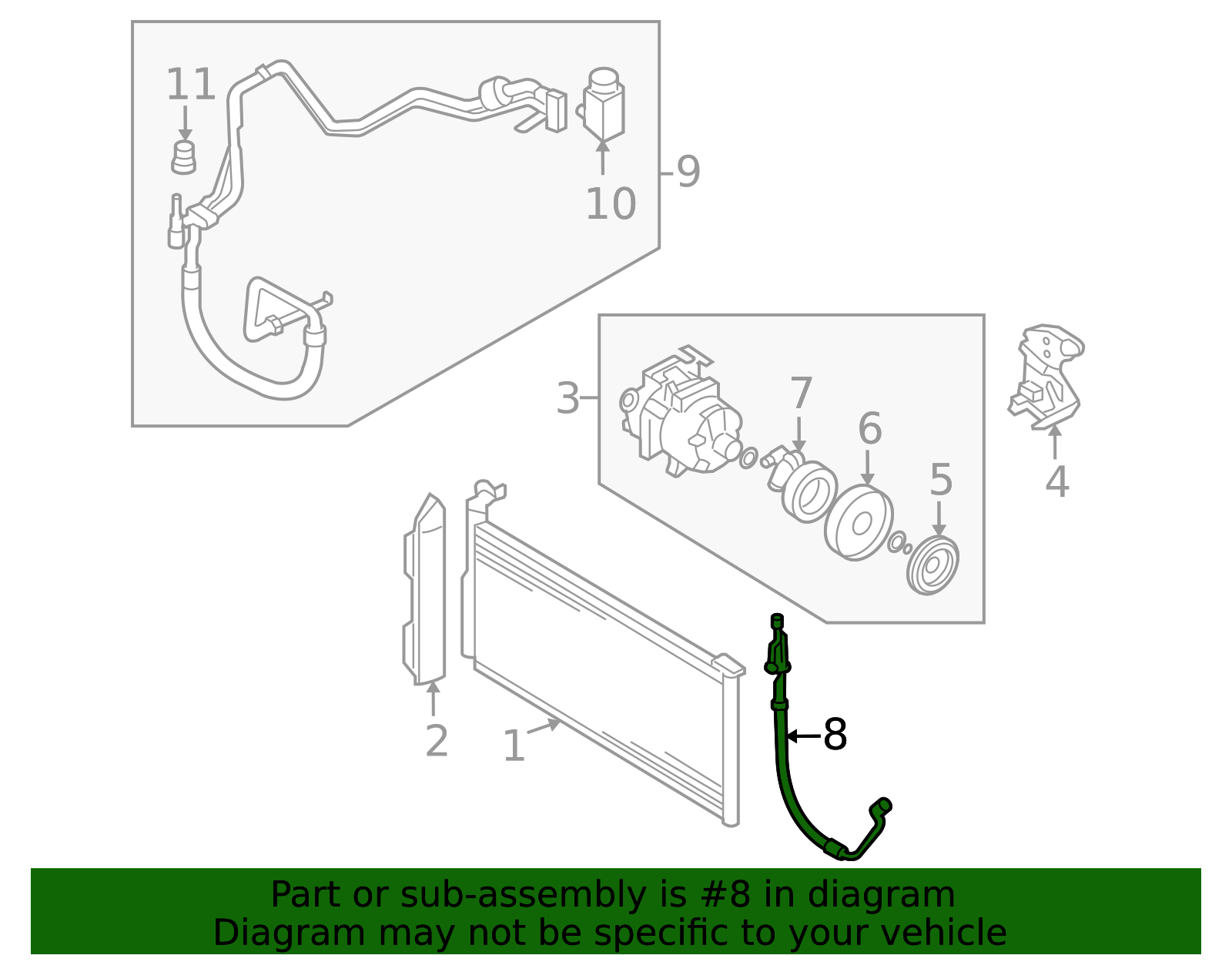 2006-2008 Kia Optima Discharge Hose 97762-2G000 | GetOEMParts.com