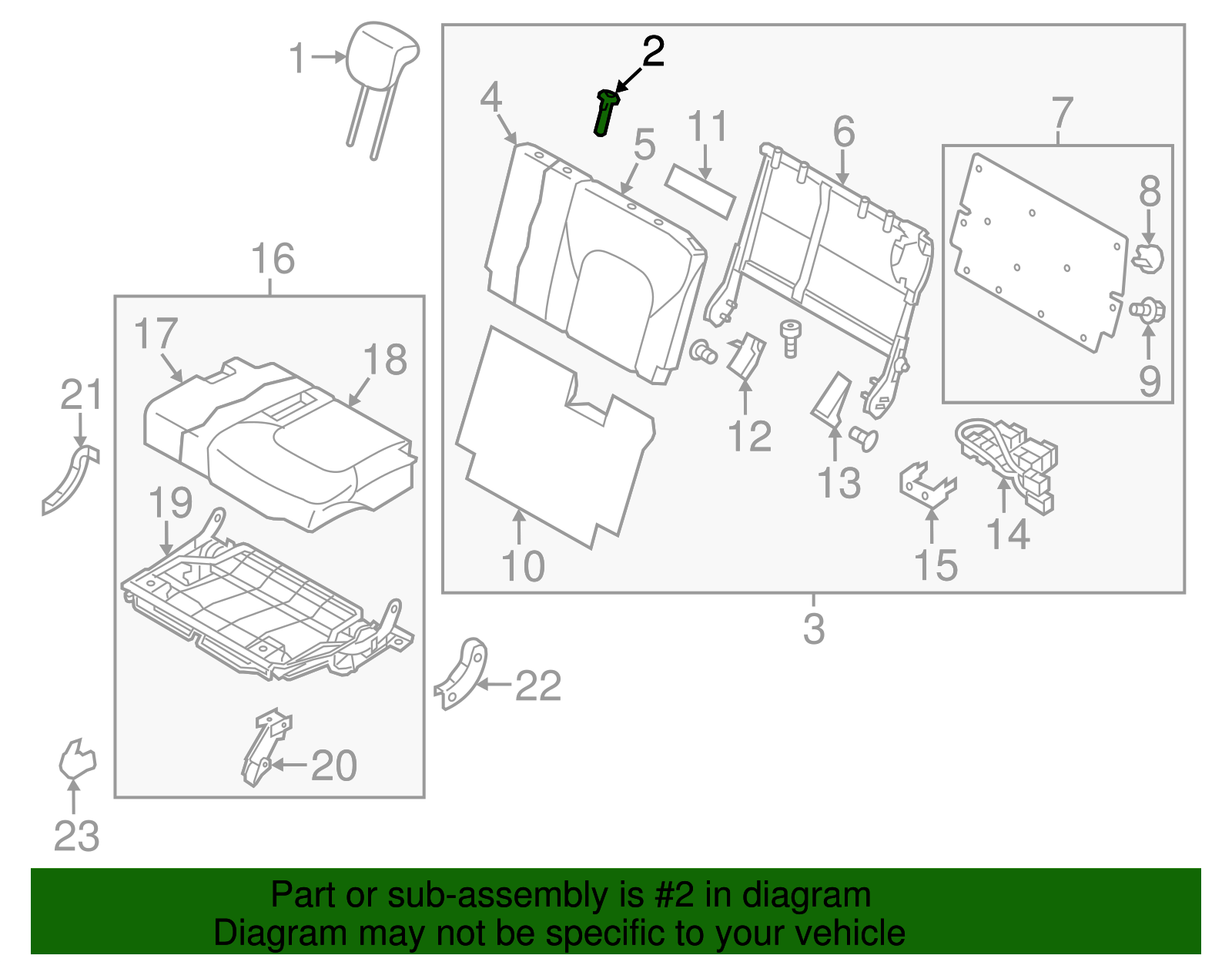 87602-1LB0A - Headrest Guide 2011-2020 Infiniti | Infiniti of Orland Park