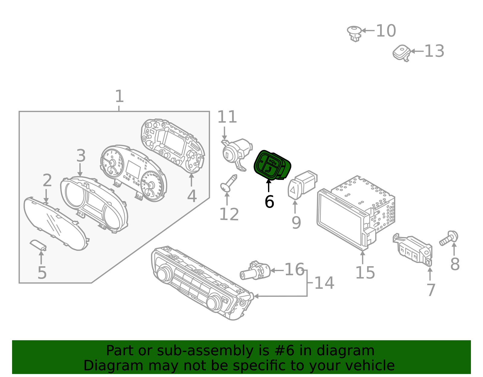 93700-D4070WK - Instrument Light Rheostat 2016-2020 Kia Optima | Kia ...