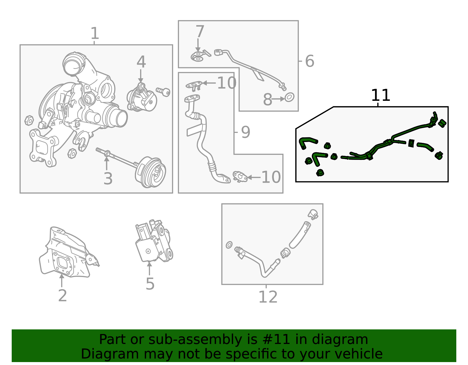 2022-2025 GM Water Return Tube 25204920 | Shop Matick Parts