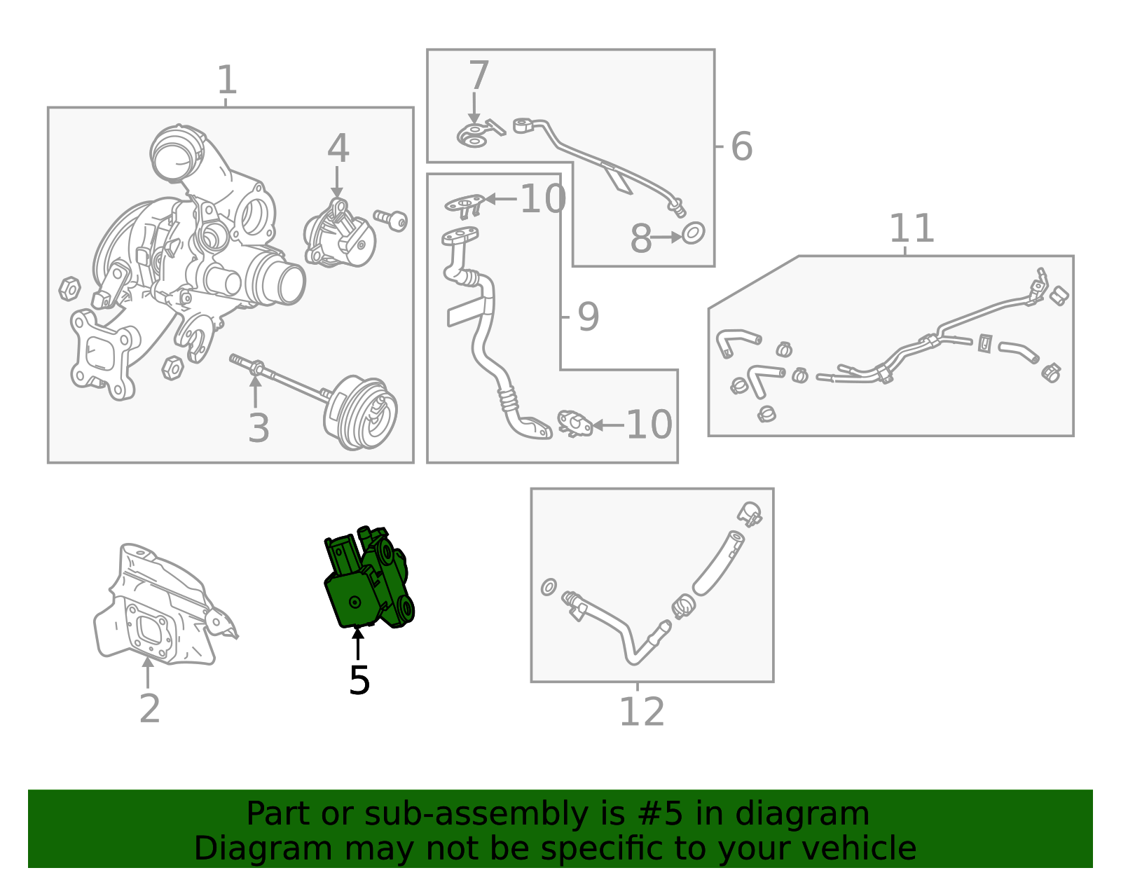 GM 55599331 Turbocharger Wastegate Regulator Solenoid Valve | Genuine ...