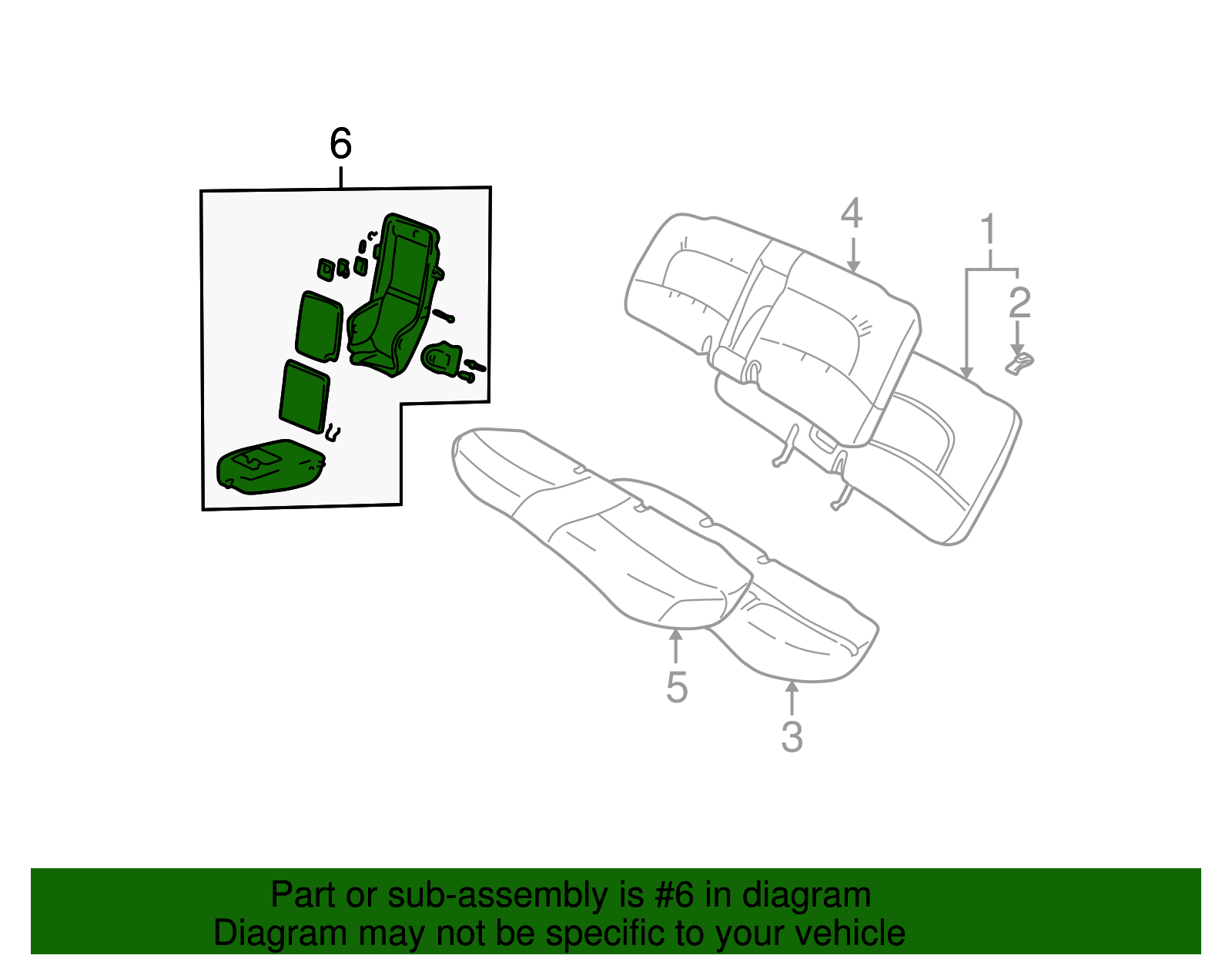 2001-2005 GM Armrest Assembly 16837669 | Capital Chevy Parts