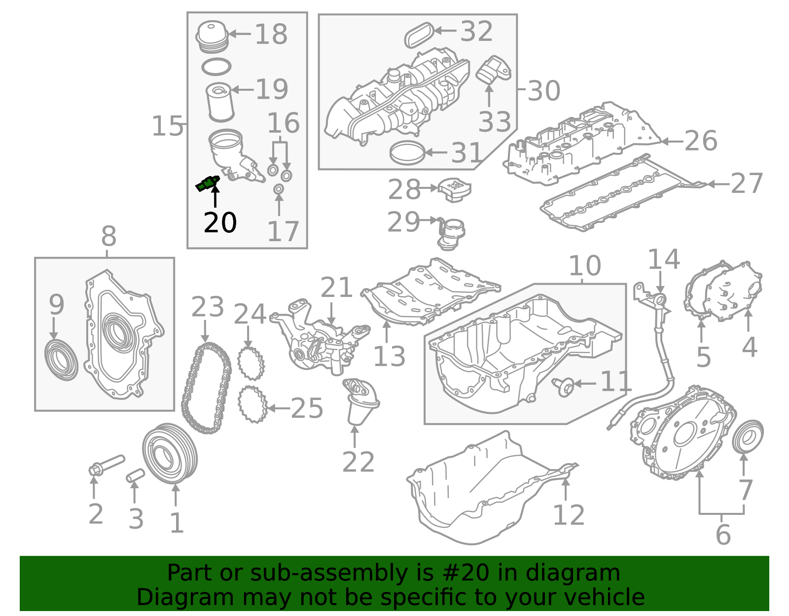 2017-2025 Jaguar Engine Oil Pressure Switch JDE40662 | JaguarParts.com