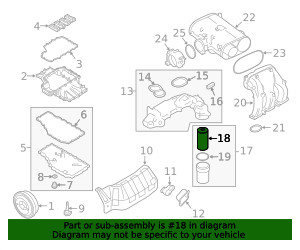 2009-2024 Porsche Oil Filter 0PB-115-466-A | OEM Parts Online