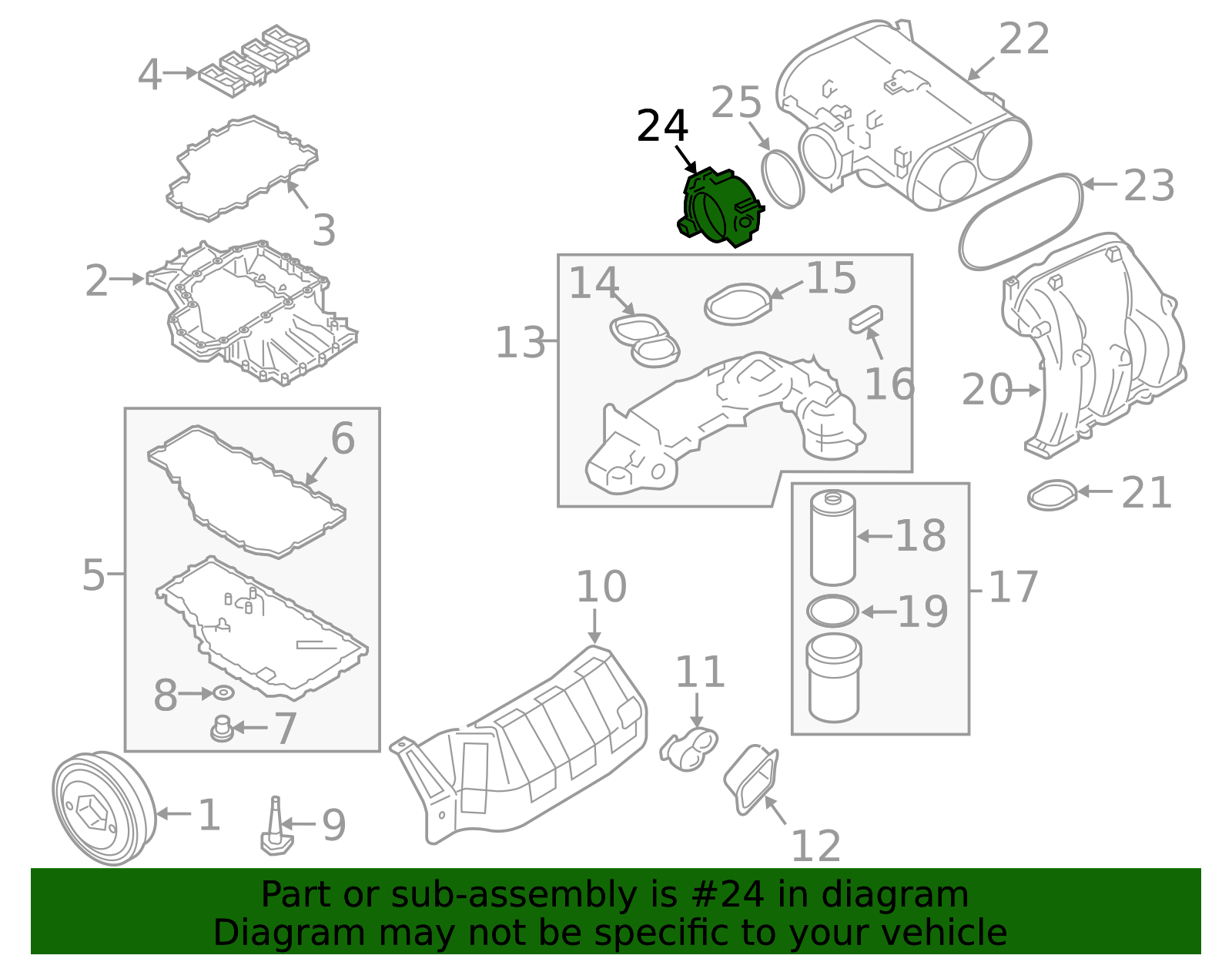 2020-2025 Porsche Throttle Body 0PB-133-062-D | Online Porsche Auto Parts