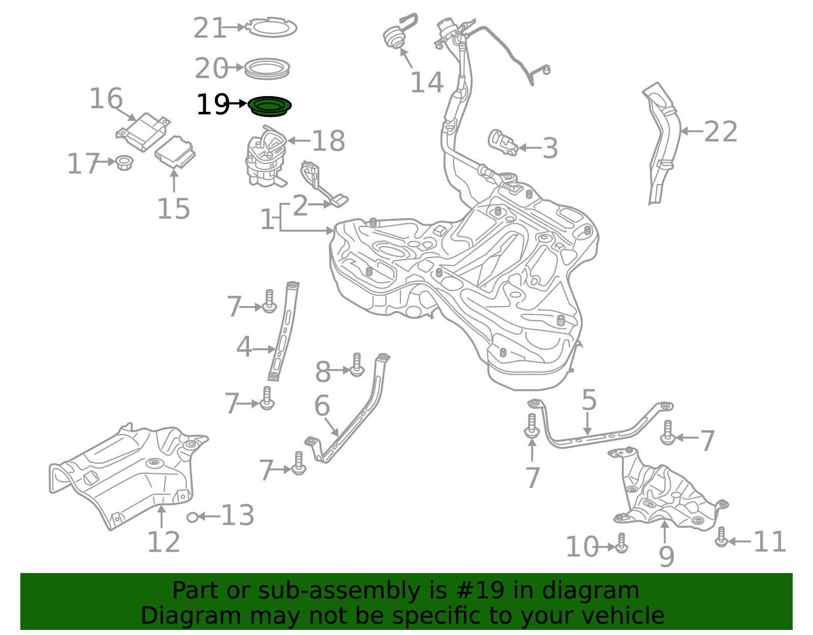 4K0-201-317-G - Fuel Pump Assembly Flange 2021-2025 Audi | Audi OEM ...
