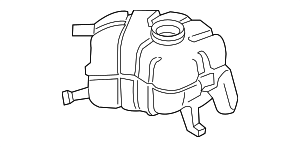 2016-2024 Ford | Expansion Tank | F2GZ-8A080-B | Walls' Ford Parts