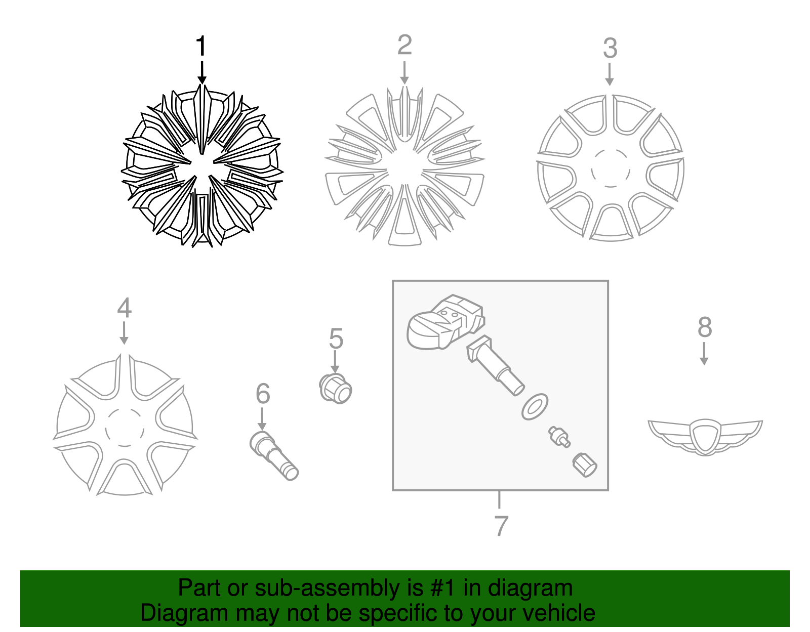 52910-B1150 - 2015-2017 Hyundai - Wheel, Alloy | Conicelli Hyundai