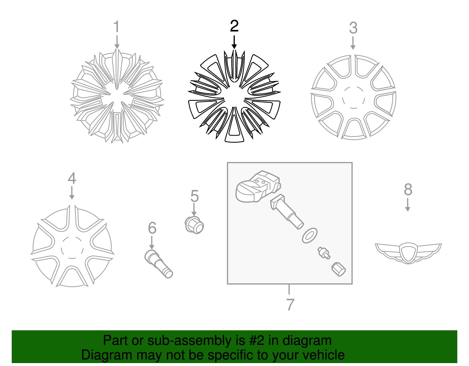 Hyundai - 52910-B1290 - Wheel, Alloy - 2018-2020 Genesis G80 | OEM ...