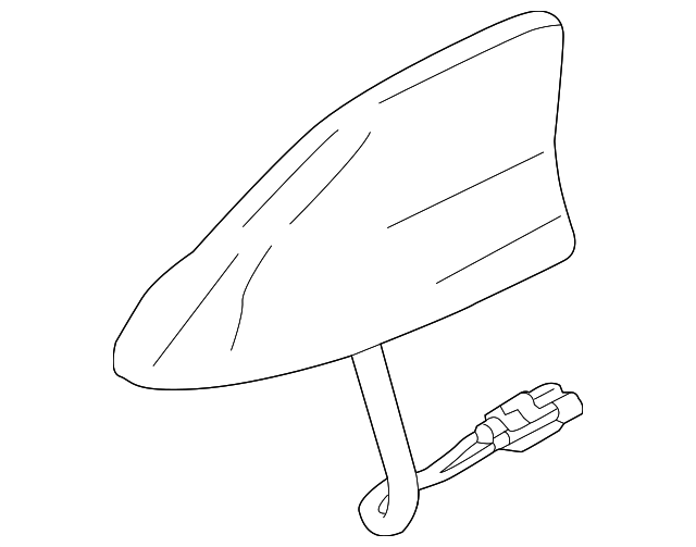 2015-2024 Ford | Radio Antenna Cover | JJ7Z-18936-AAPTM | Walls' Ford Parts