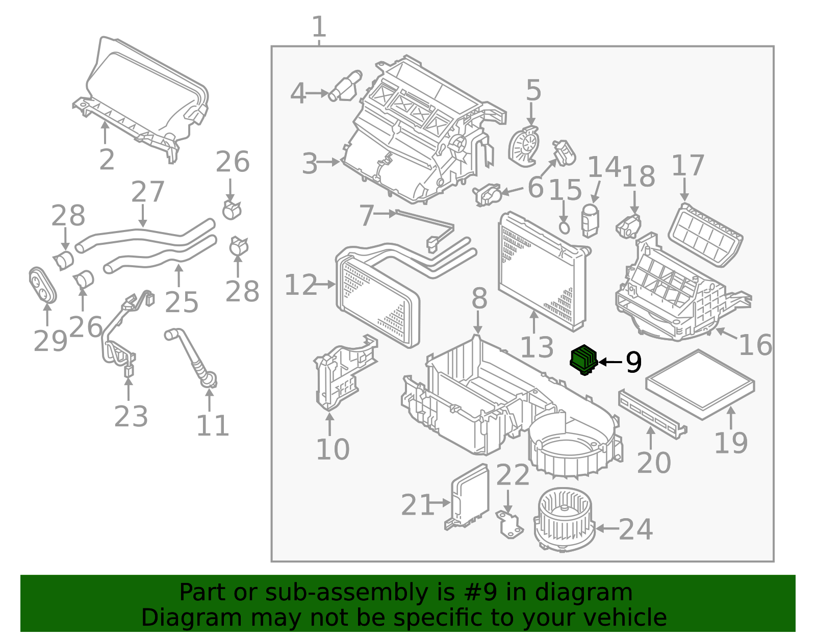 7802A240 - HVAC Blower Motor Control Module 2013-2025 Mitsubishi ...