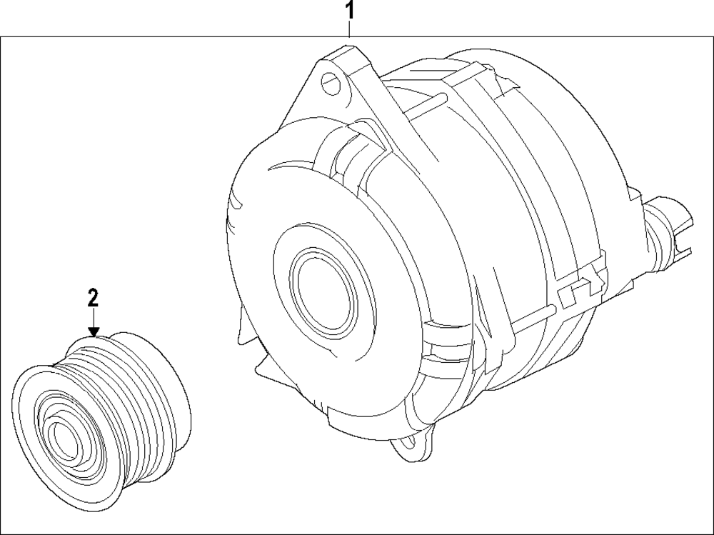 2024-2025 Ford Explorer Motorcraft™ Alternator GL-9922 | TascaParts.com