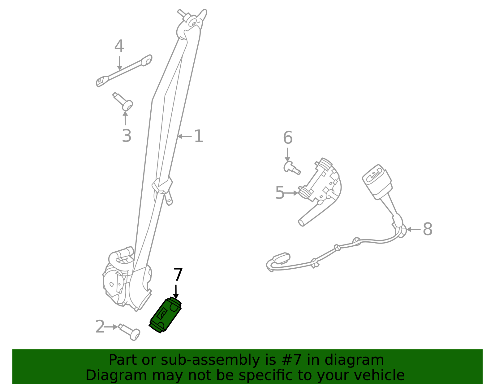 Tensioner Bracket - 2020-2023 Land Rover Range Rover Evoque (LR122724 ...