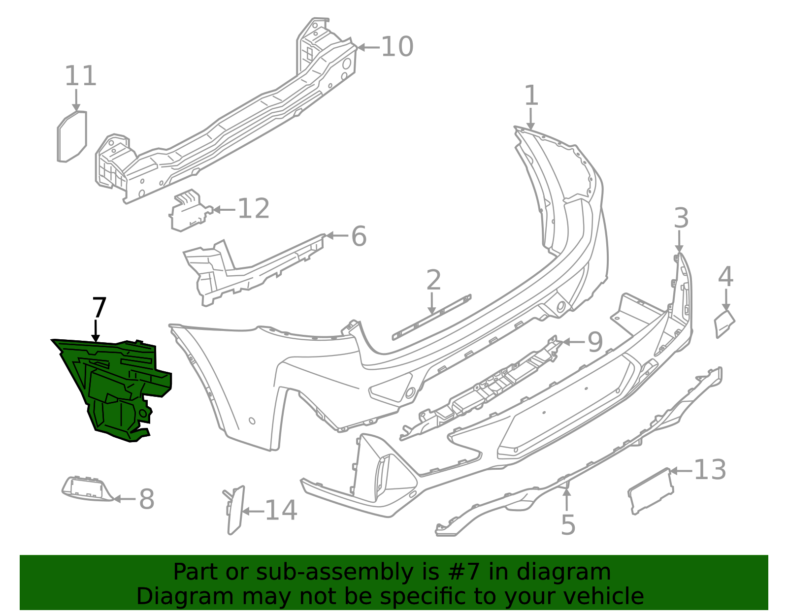 2022-2024 BMW X4 Outer Support 51-12-8-081-905 | BMW OEM Parts
