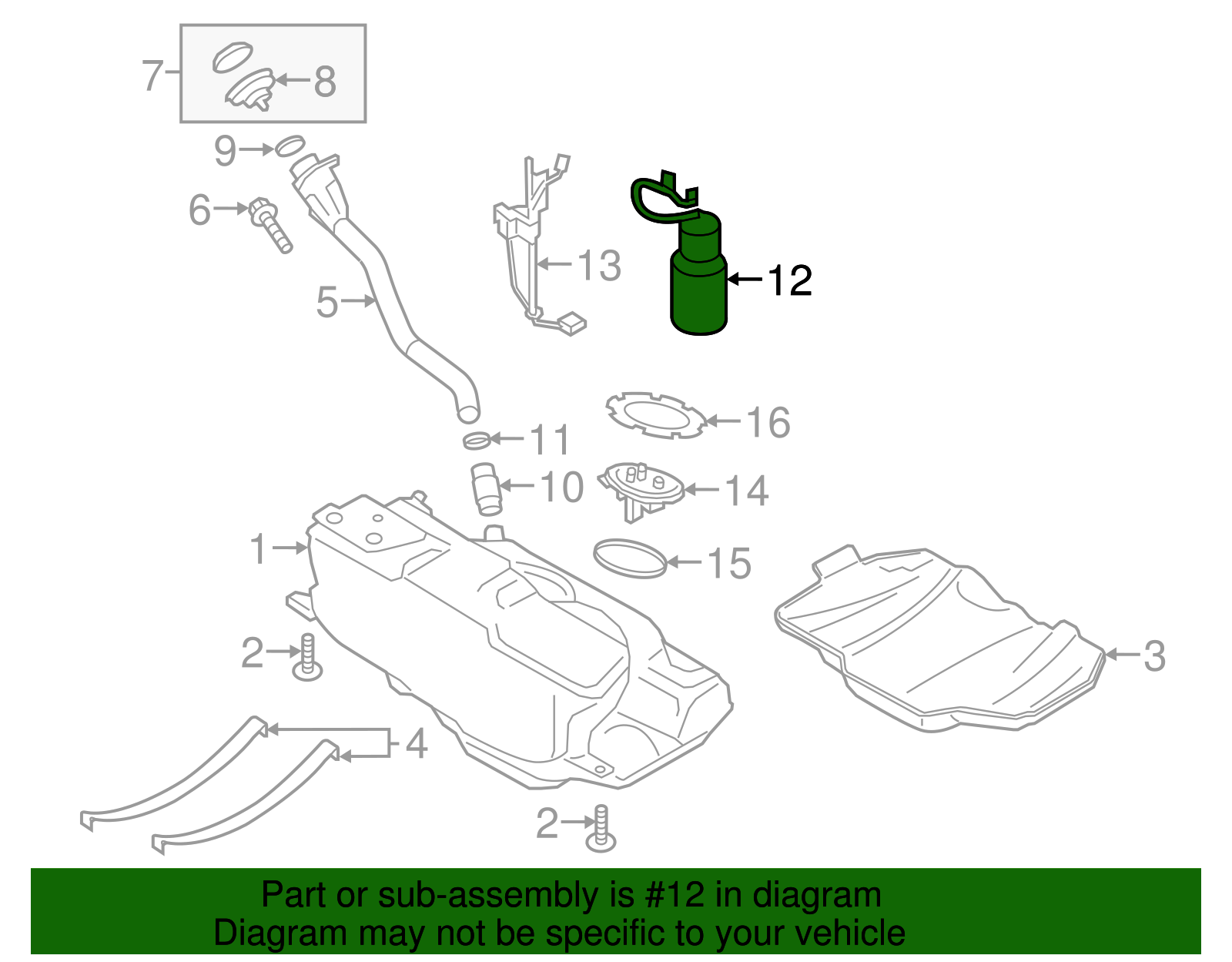 2012-2019 Porsche Fuel Pump 991-620-141-01 | Sunset Porsche Parts