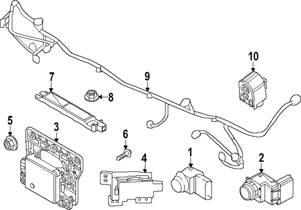 99130-AO000 - Radar Sensor 2023-2025 Kia Niro EV | Kia.Parts Store