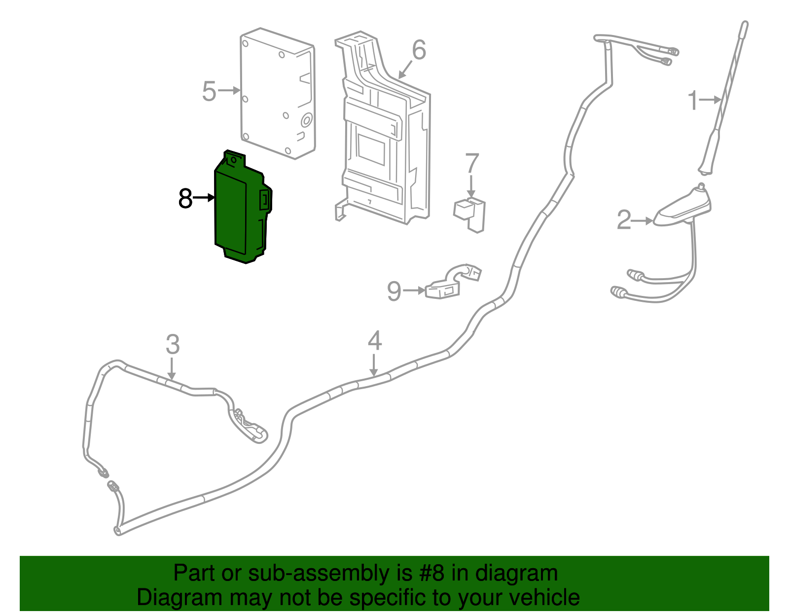 84137787 - Communication Interface Module Battery 2018-2020 GM ...