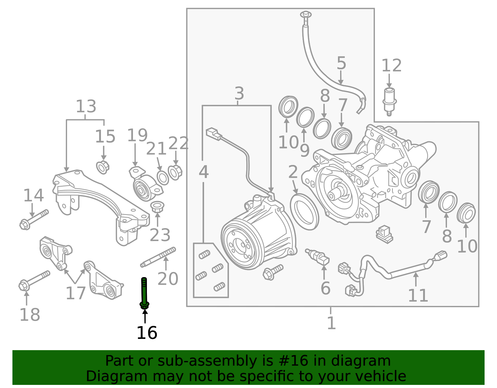2011-2025 Mazda Differential Mount Mount Bolt 9YA4-2A-202A ...