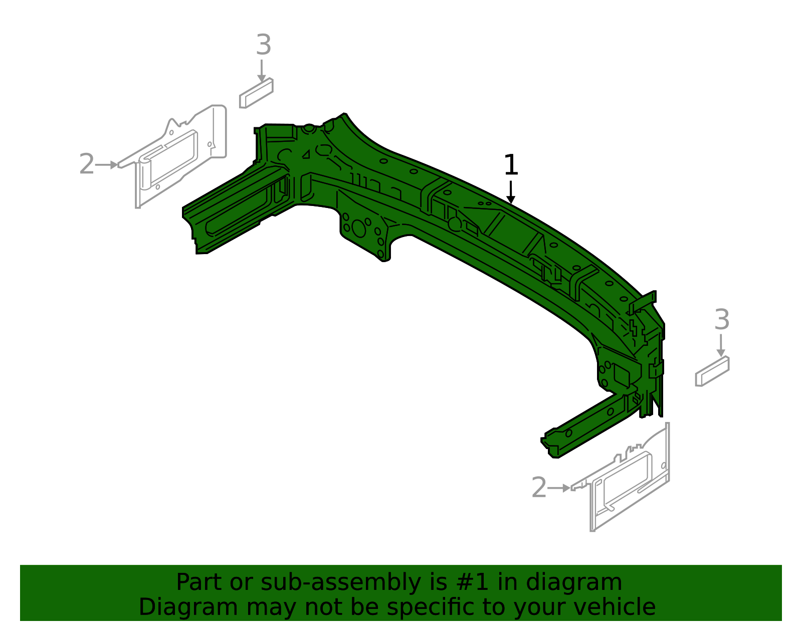 2020-2022 Kia Telluride Rear Body Panel 69100-S9000 | Kia Automotive Parts