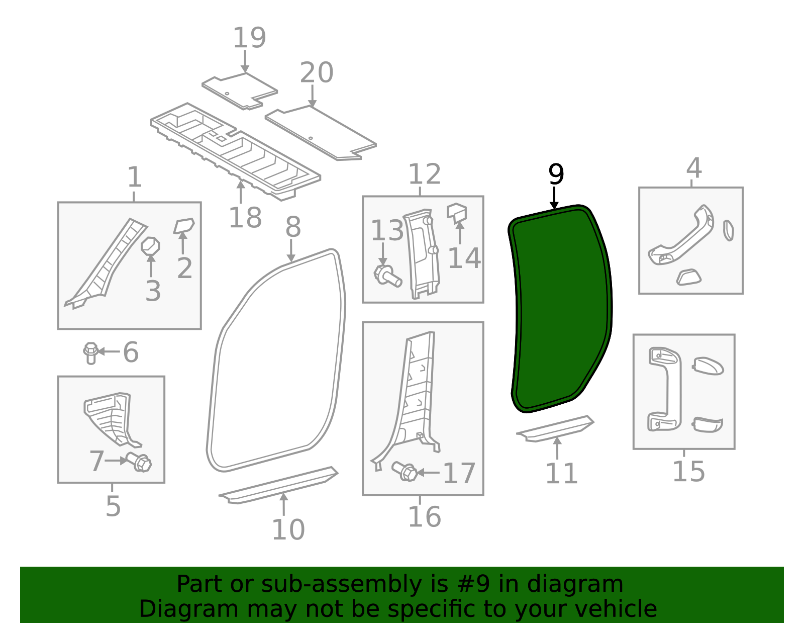 62331-0C030 - Door Weather-Strip - 2007-2020 Toyota Tundra | Lithia ...