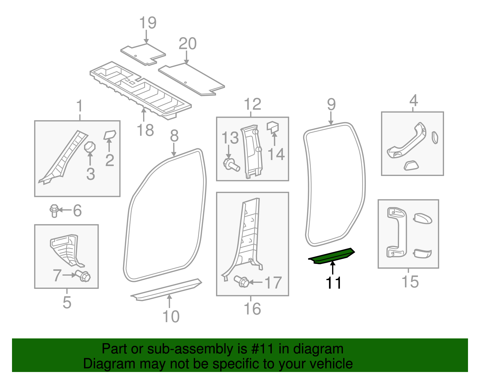 67917-0C020-C0 - 2007-2021 Toyota Tundra - Scuff Plate | Toyota Parts ...