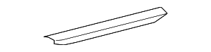 Genuine Toyota Door Sill Plate (Left, Front) part# 67914-0C050-C0 for ...