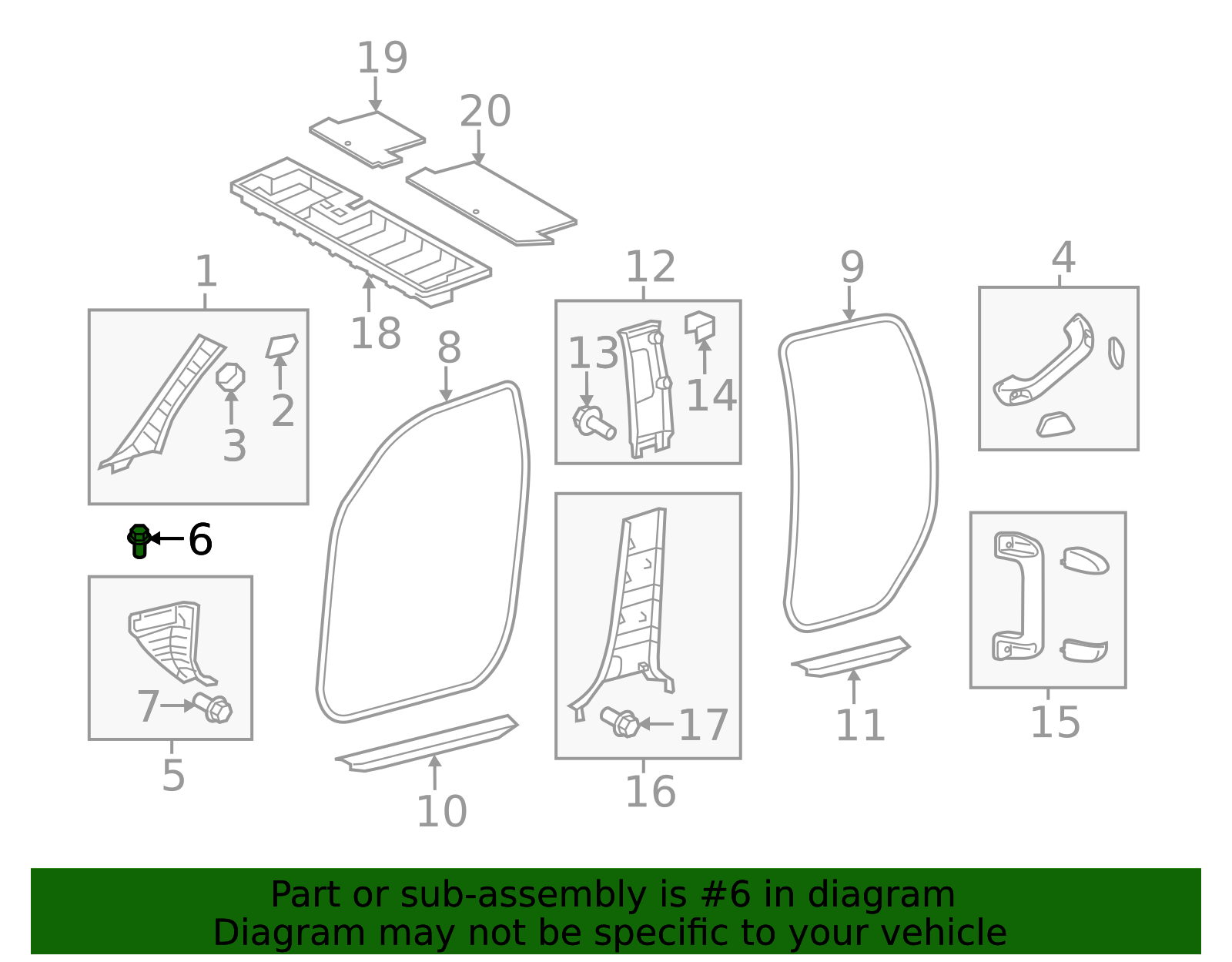 Cowl Trim Clip 90467-06155 | OEM Parts Quick