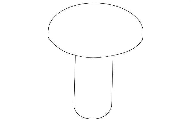 14160-04120 - Fender Liner Rivet 2015-2023 Kia | Kia.Parts Store