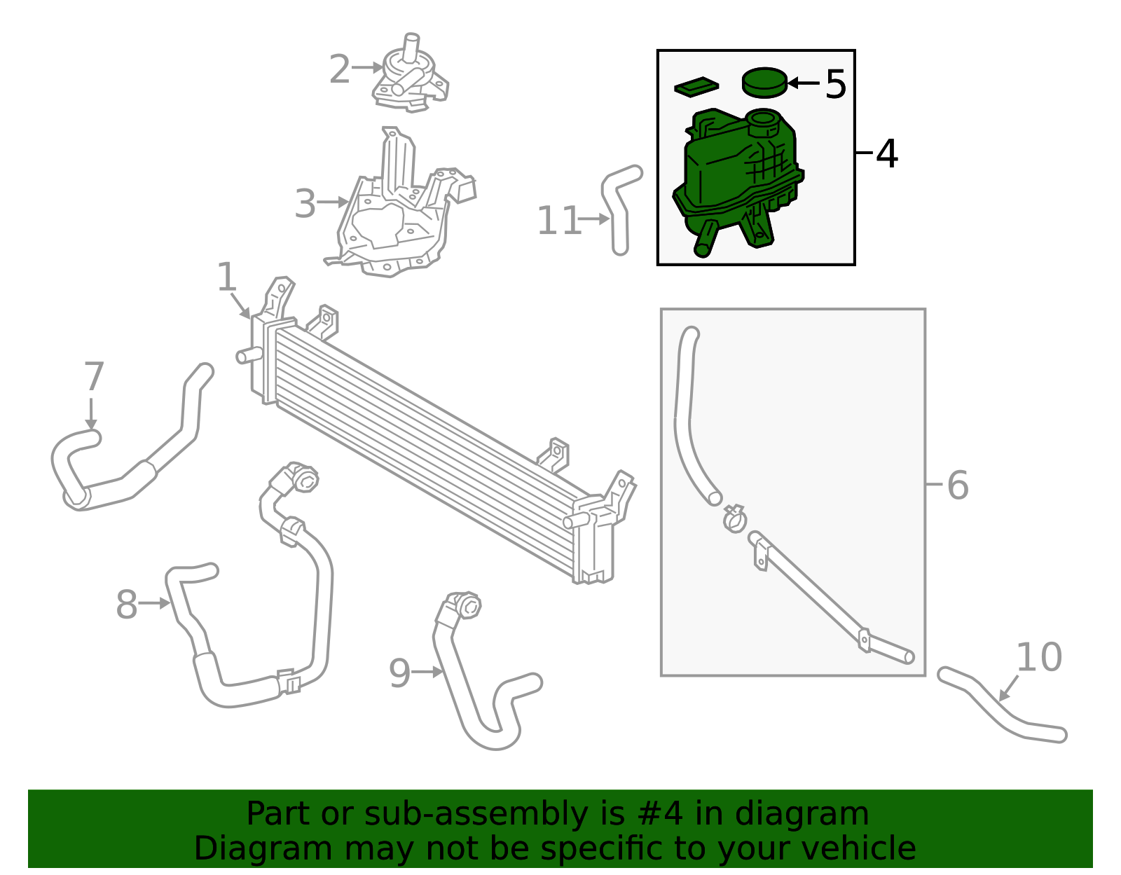 2012-2018 Toyota 2012-2018 Toyota - Drive Motor Inverter Coolant ...