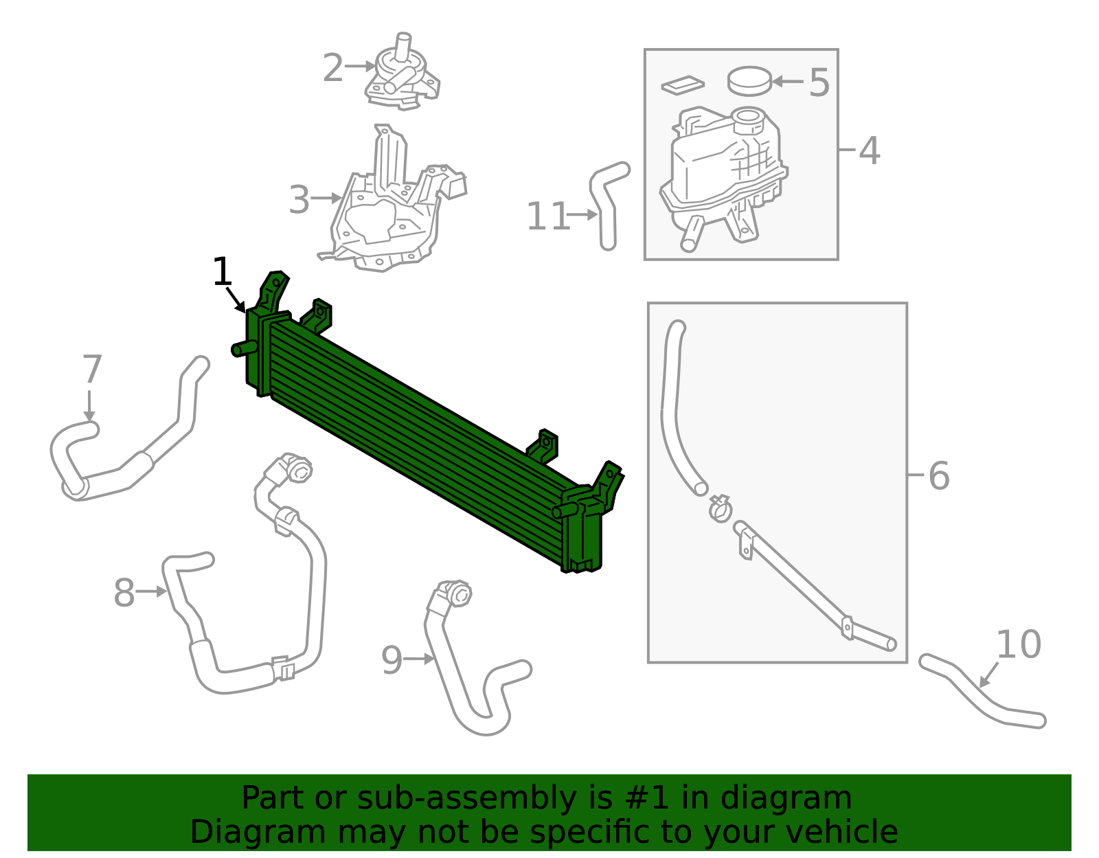 2012-2018 Toyota Drive Motor Inverter Cooler G9010-33031 | Toyota Parts ...