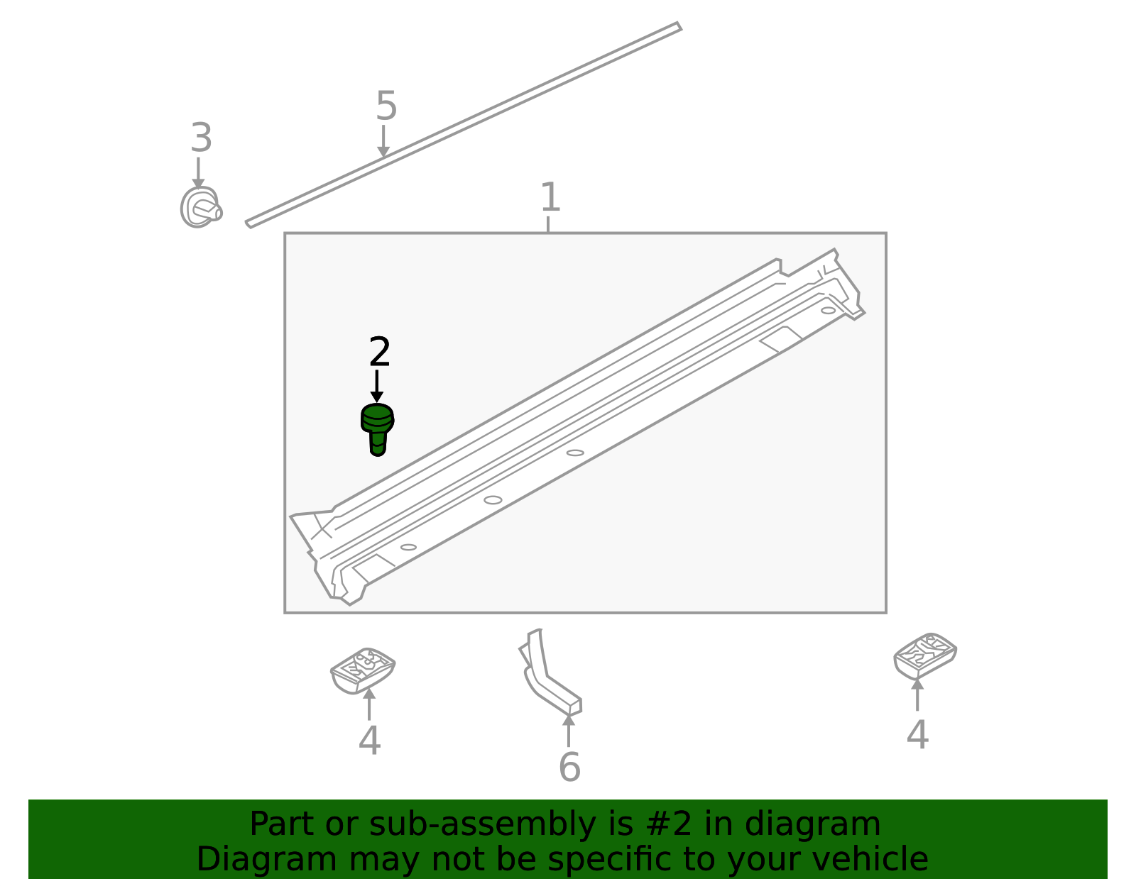 2003-2009 Land Rover Range Rover | Rocker Molding Retainer | DYC500080 ...
