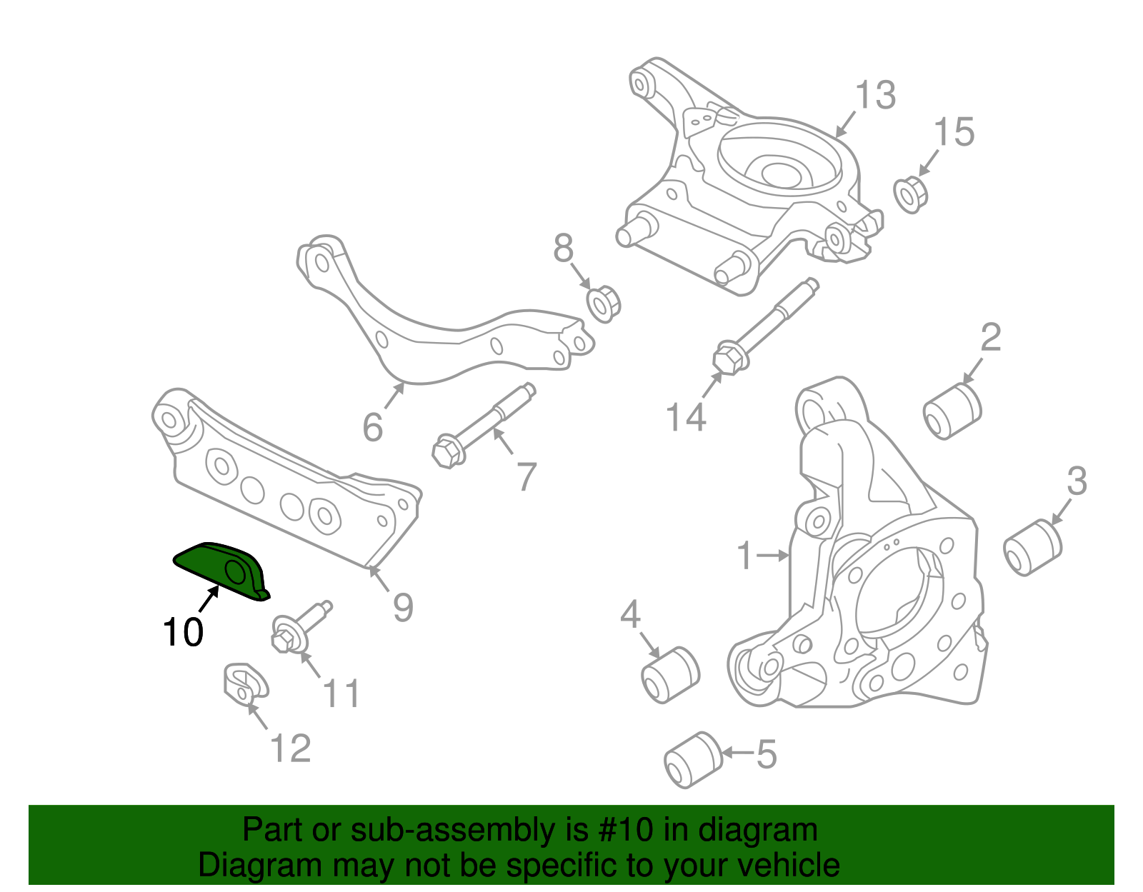 2016-2023 Nissan Maxima Rear Link Assembly Protector 551A7-3TA0A | Team ...