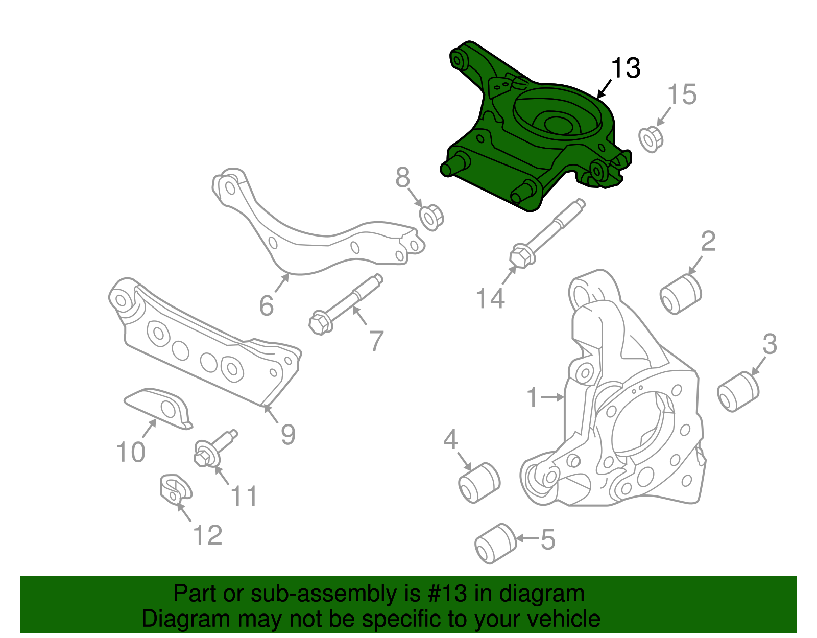 551B0-3TA0D - Lower Control Arm 2015-2023 Nissan | Nissan Parts ...