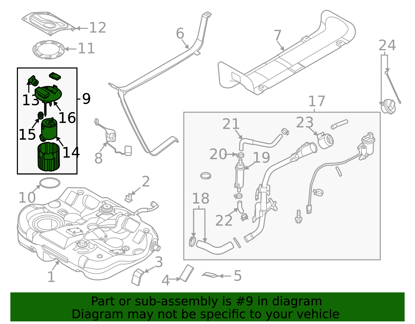Genuine Fuel Pump Assembly for 2020-2023 Hyundai Sonata | Part# 31120 ...
