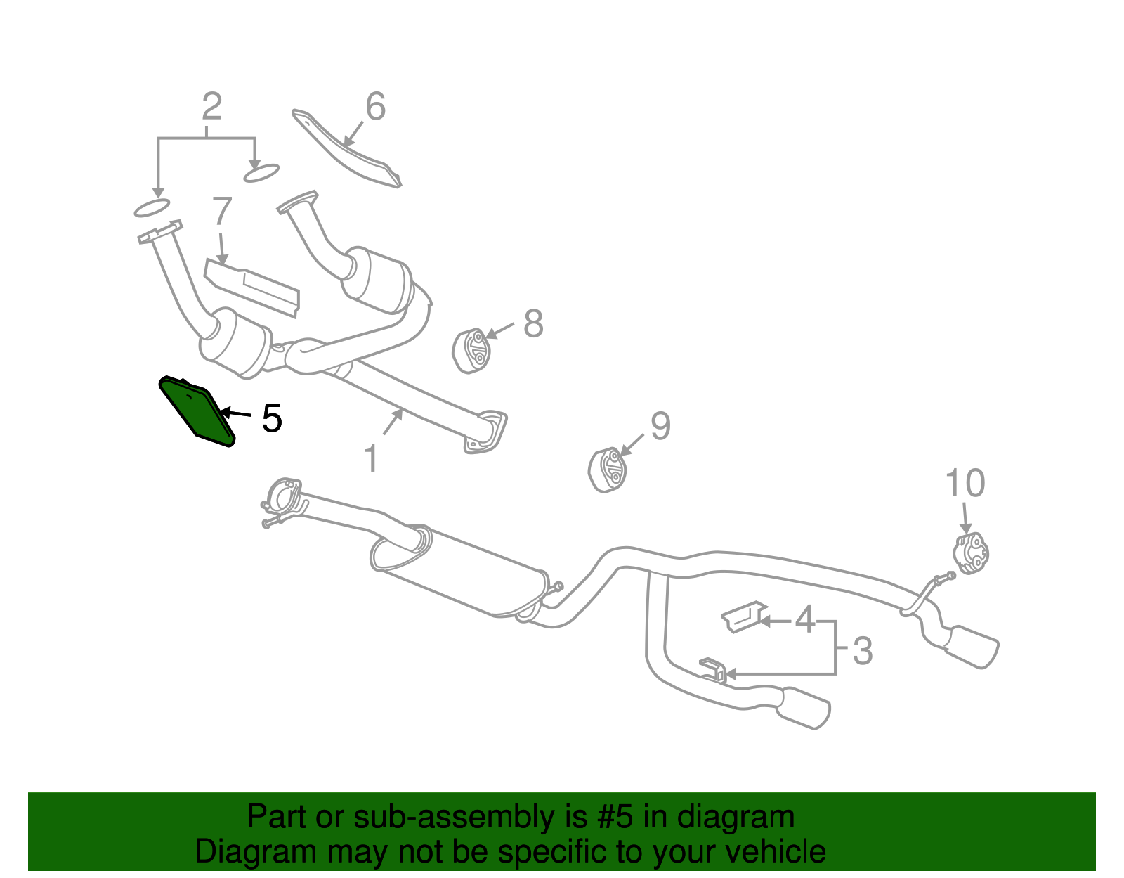 2003-2006 Chevrolet SSR Heat Shield 15103035 | Capital Chevy Parts
