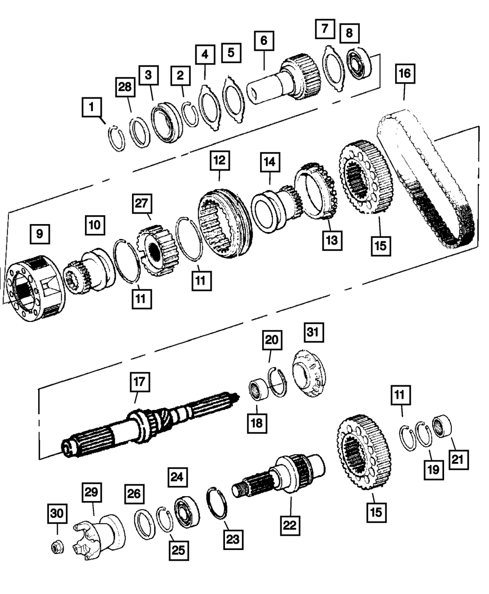 2001-2026 Mopar Snap Ring 4338910 | Mopar Powertrain