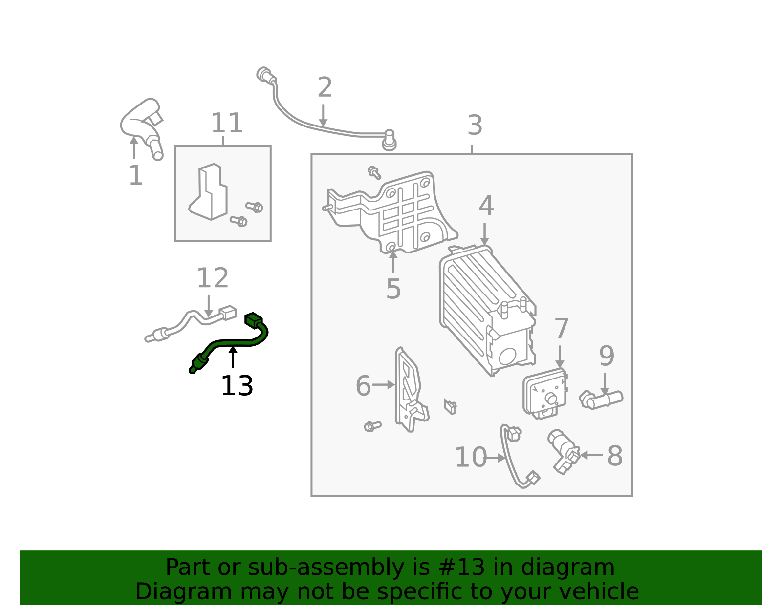 2012-2016 Ford Motorcraft™ Oxygen Sensor DY-1181 | OEM Parts Online